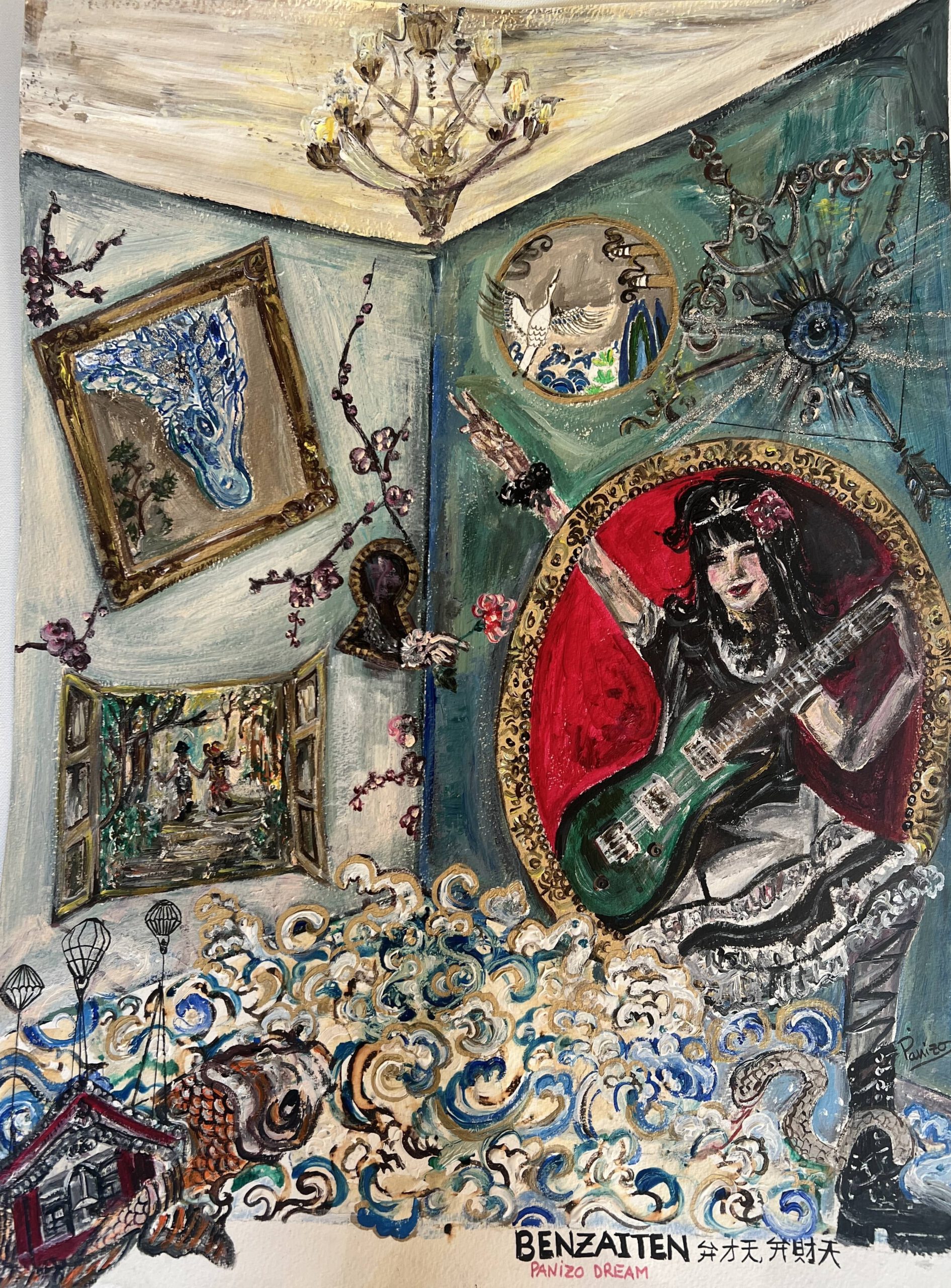 BENZAITEN-Mitología Japonesa - ArtePanizoArtePanizo